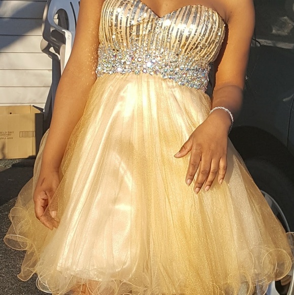 Dresses | Strapless Prom And Or Party Mini Dress | Poshmark